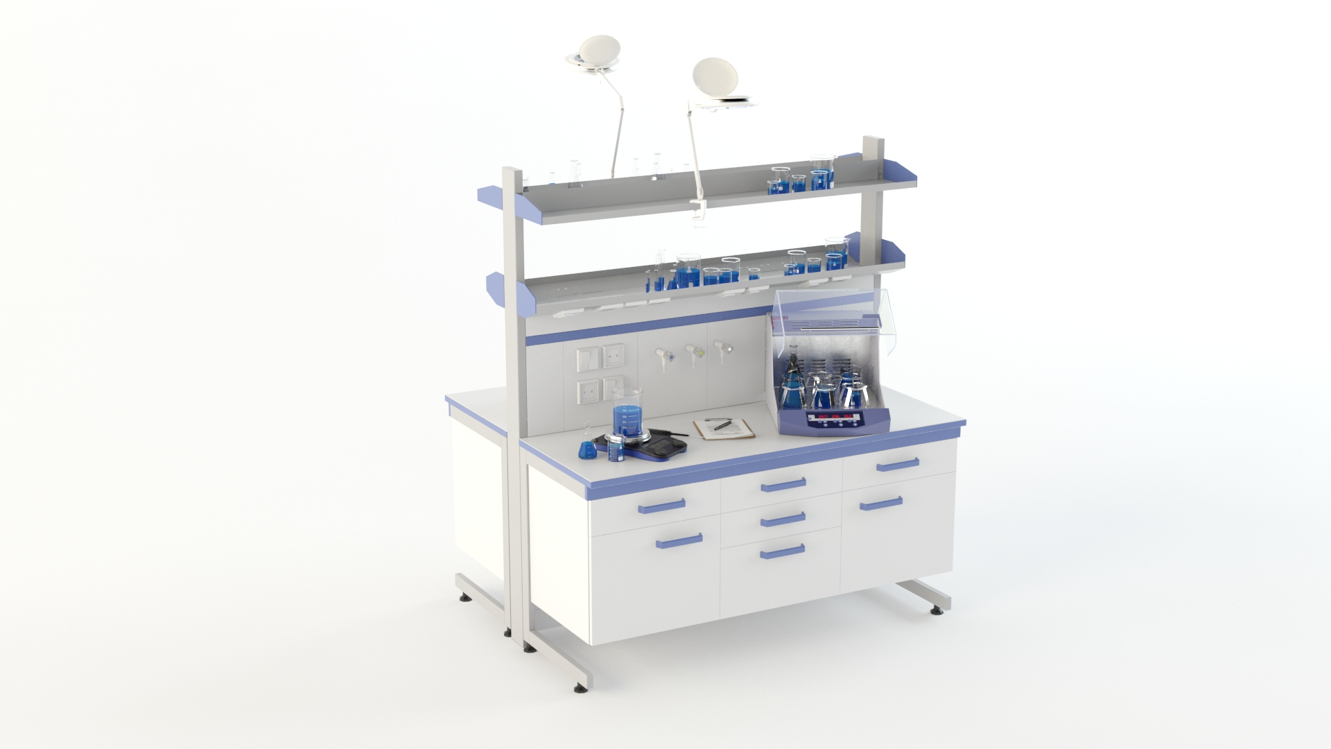 Laboratory Table Model - TurboSquid 1495645
