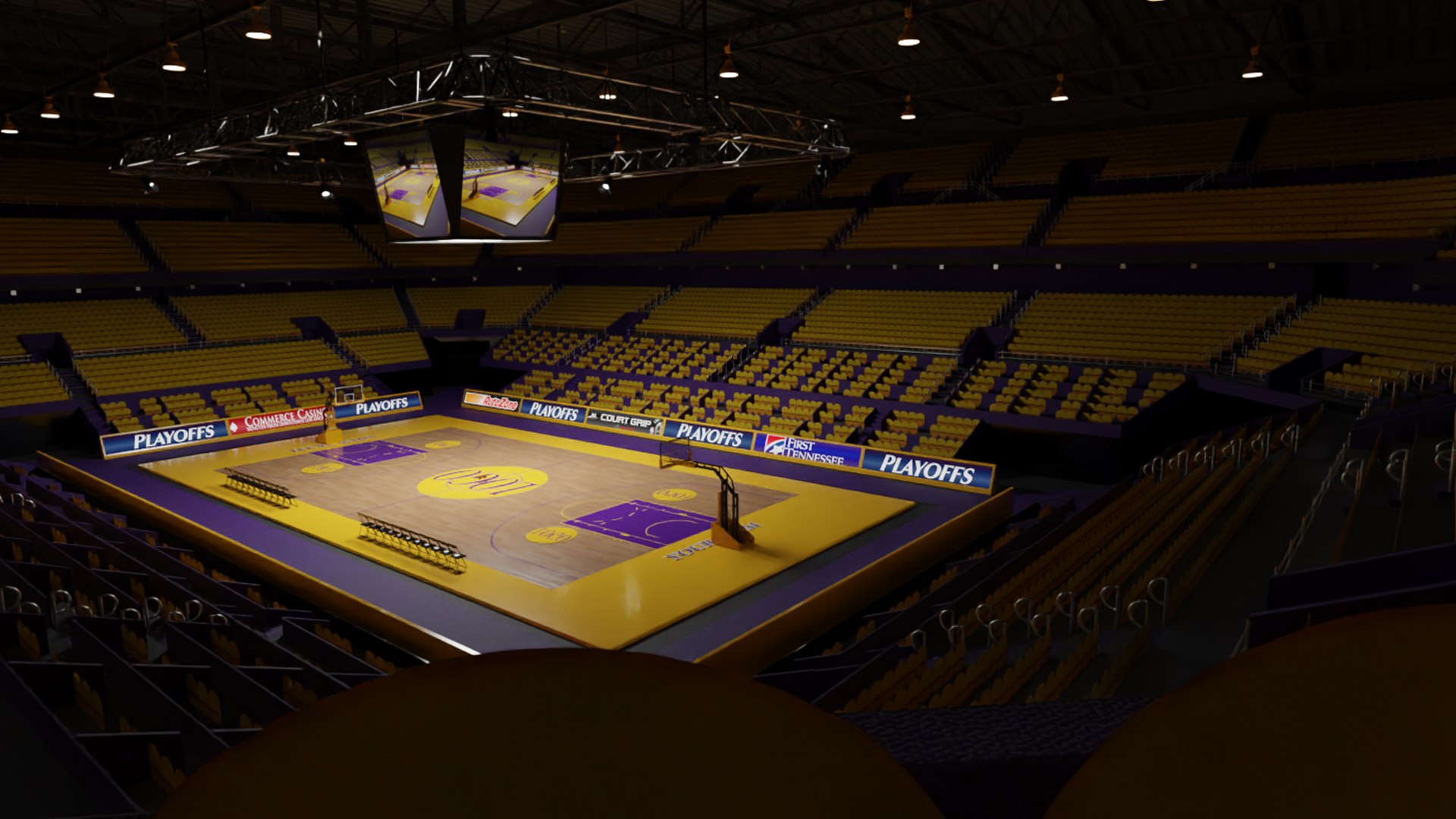 3D Model Basketball Stadium - TurboSquid 2125372