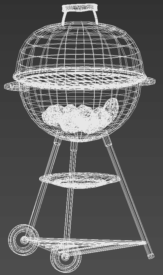 3D Grill Model - TurboSquid 1206531