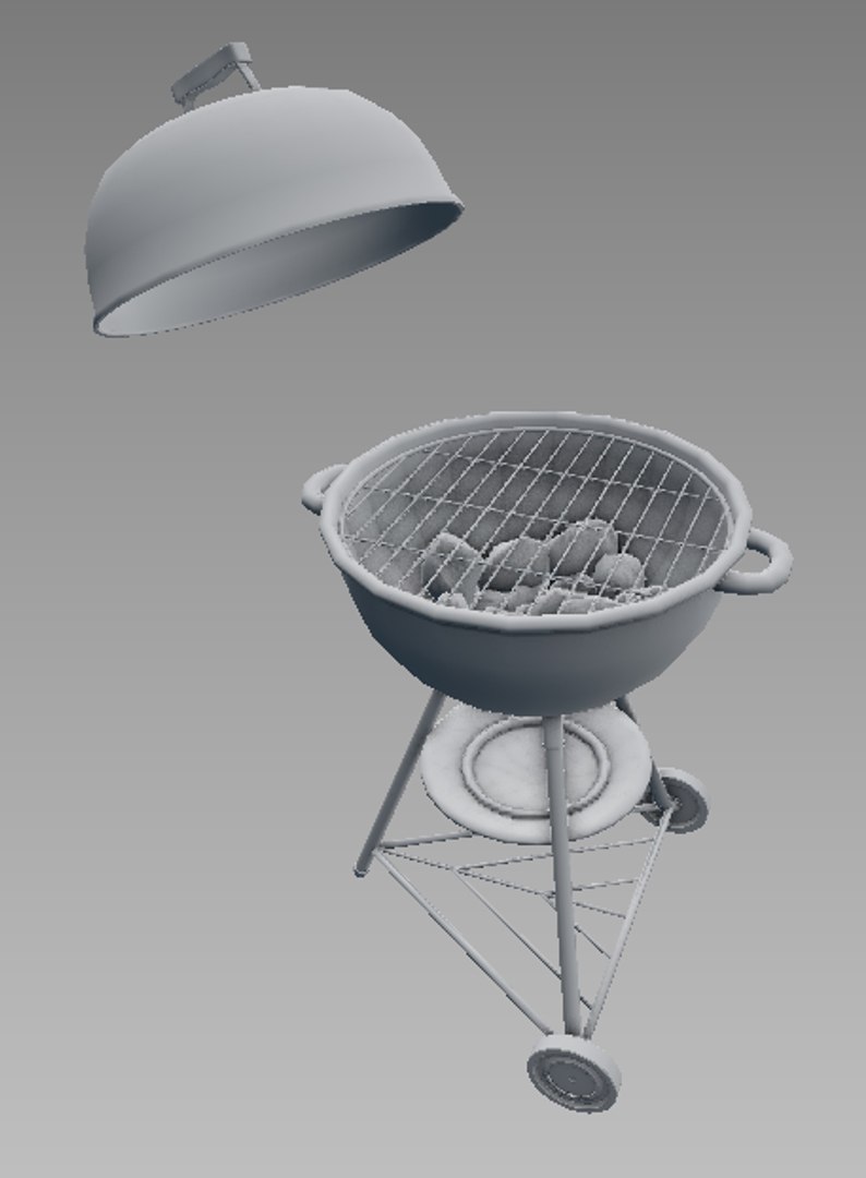 3D Grill Model - TurboSquid 1206531