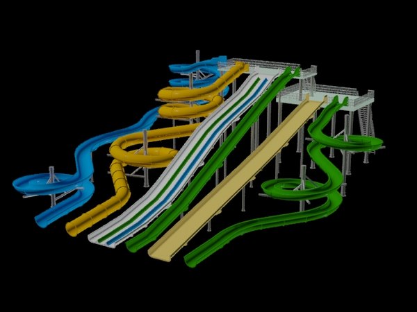 Water Park 3D Models for Download | TurboSquid