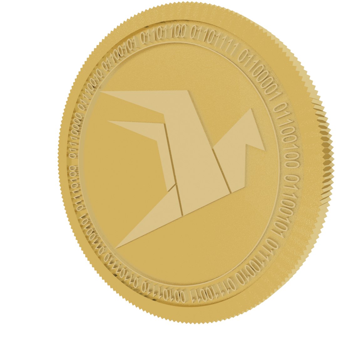 Wings gold coin 3D model - TurboSquid 1581764