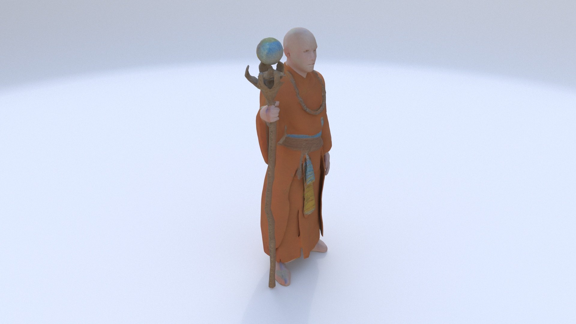 Monk 2 3D Model - TurboSquid 2331151