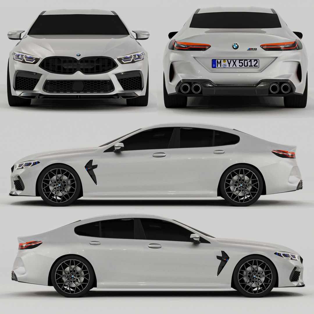 BMW M8 Competition Model - TurboSquid 2220274