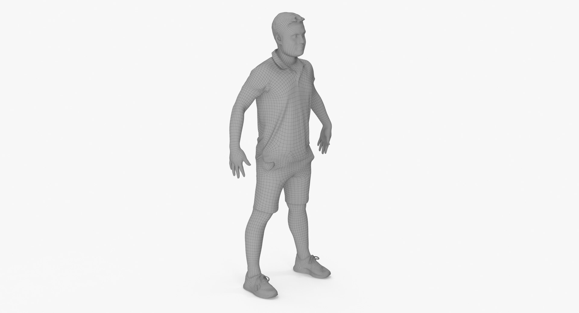 3D Koa Casual Summer A Pose - TurboSquid 1975594