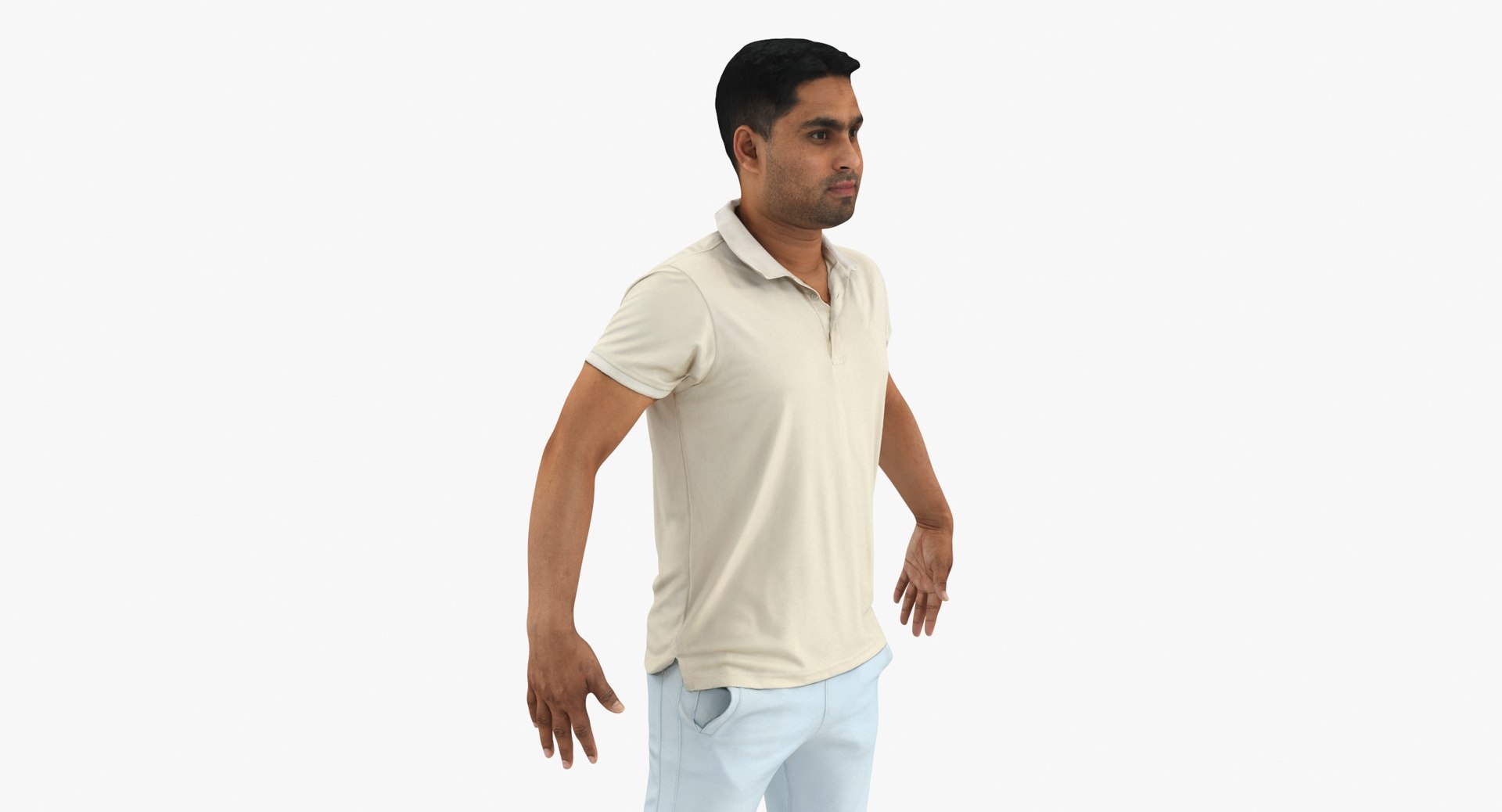 3D Koa Casual Summer A Pose - TurboSquid 1975594