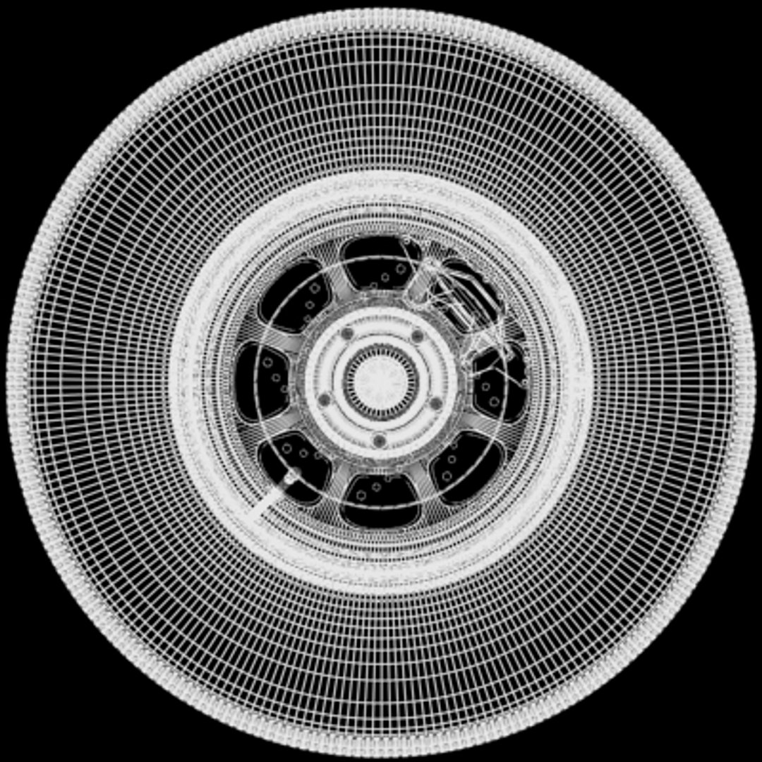 3d Model Nascar Racing Wheel