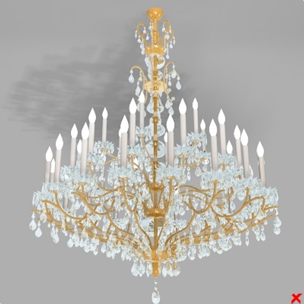 3ds max chandelier lamp