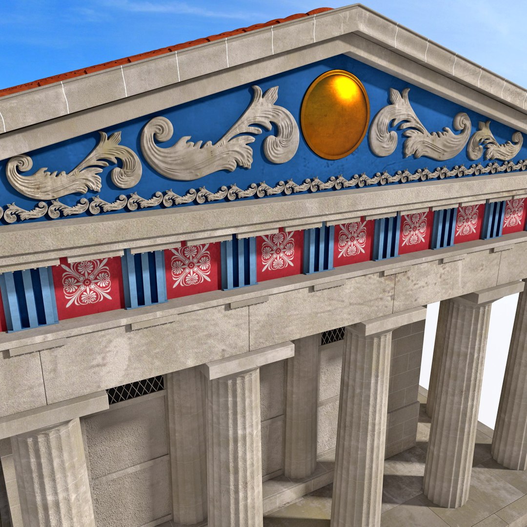 Greek Temple Obj