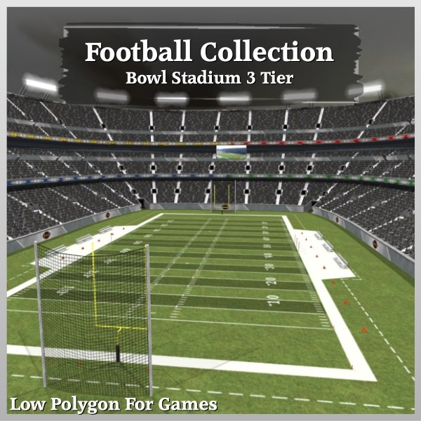 Football Field 3D Models for Download | TurboSquid