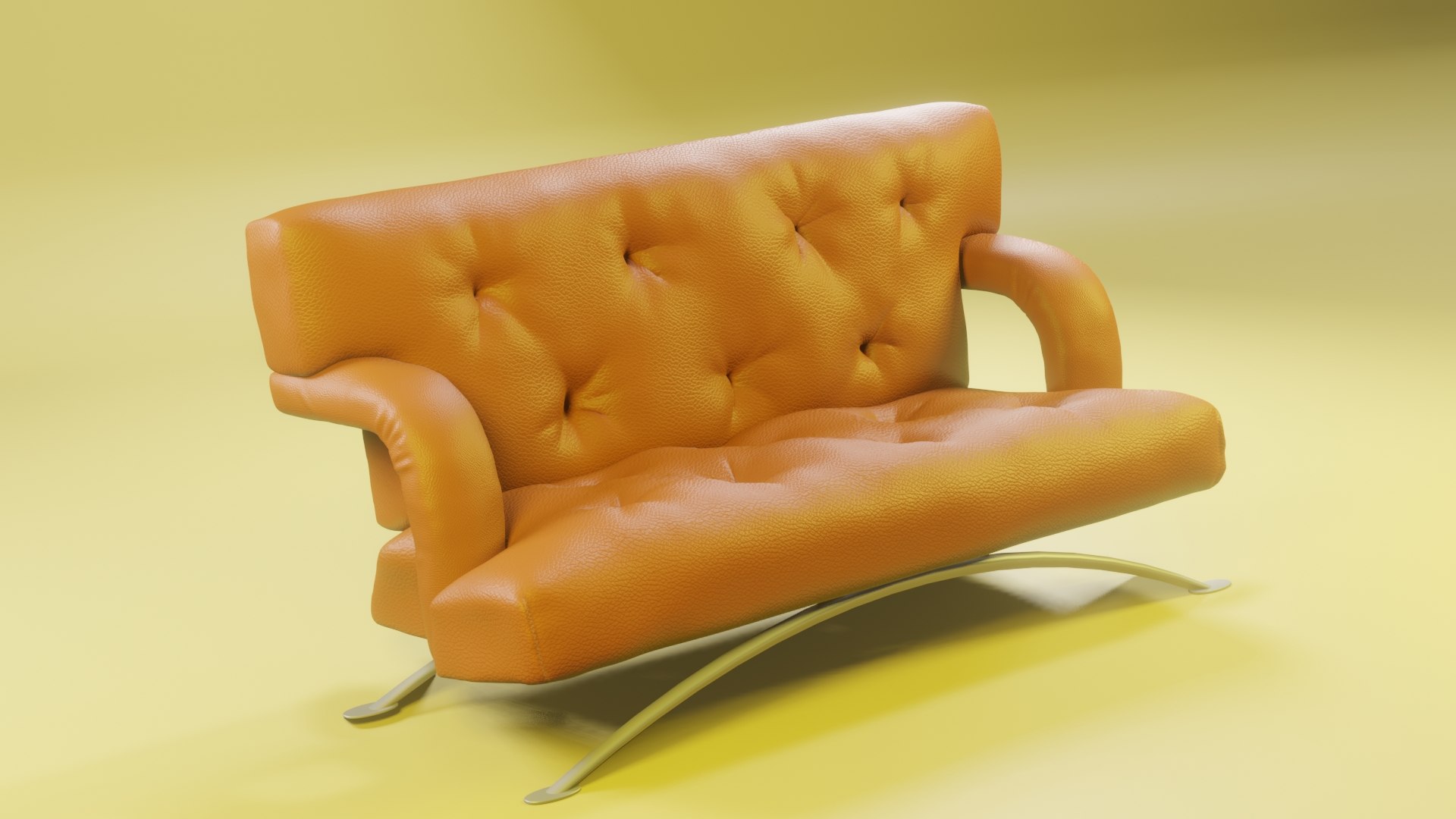 Sofa with tufting6 3D model - TurboSquid 2033998