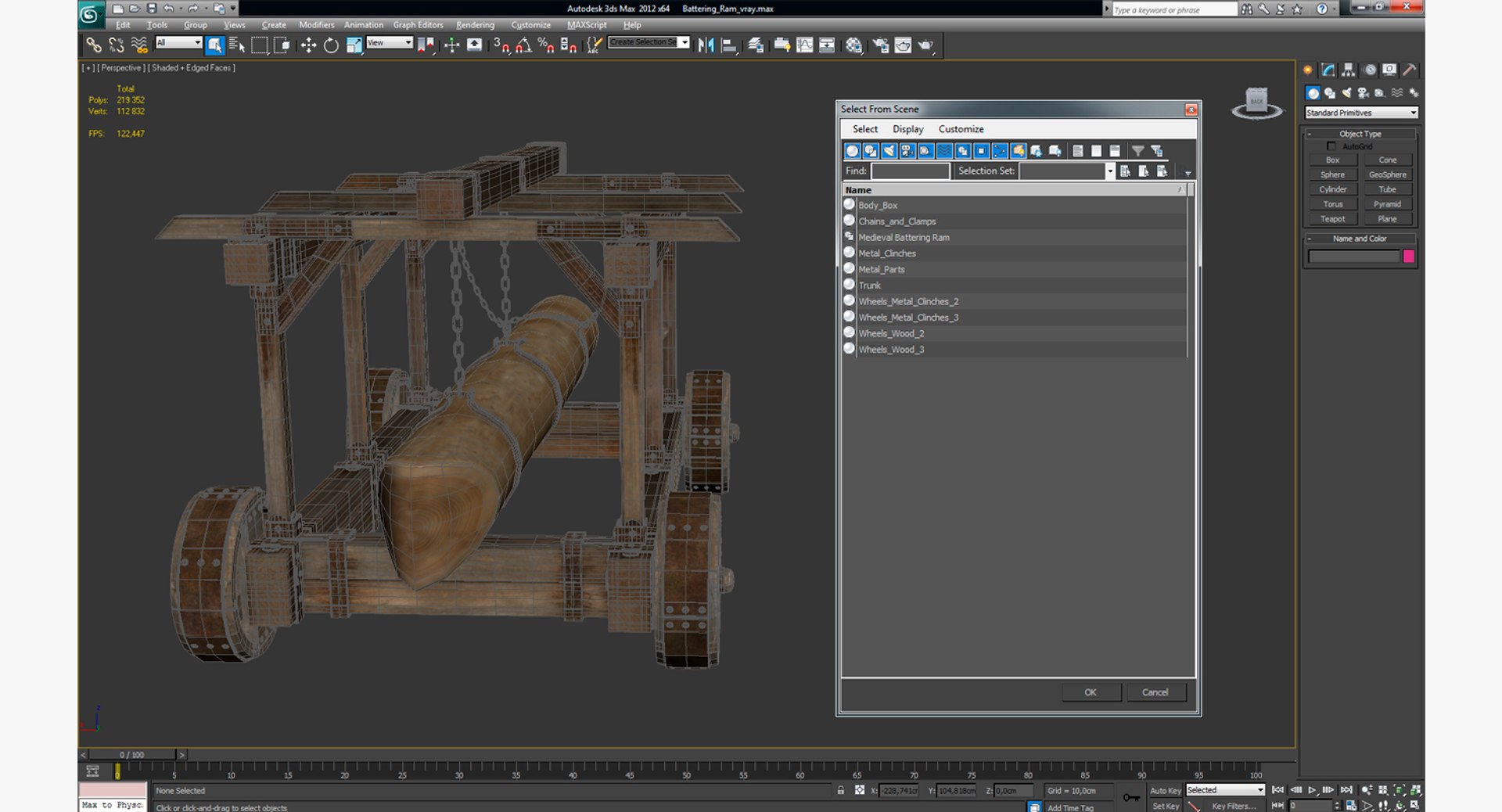 3D Battering Ram Modeled Model - TurboSquid 1151750