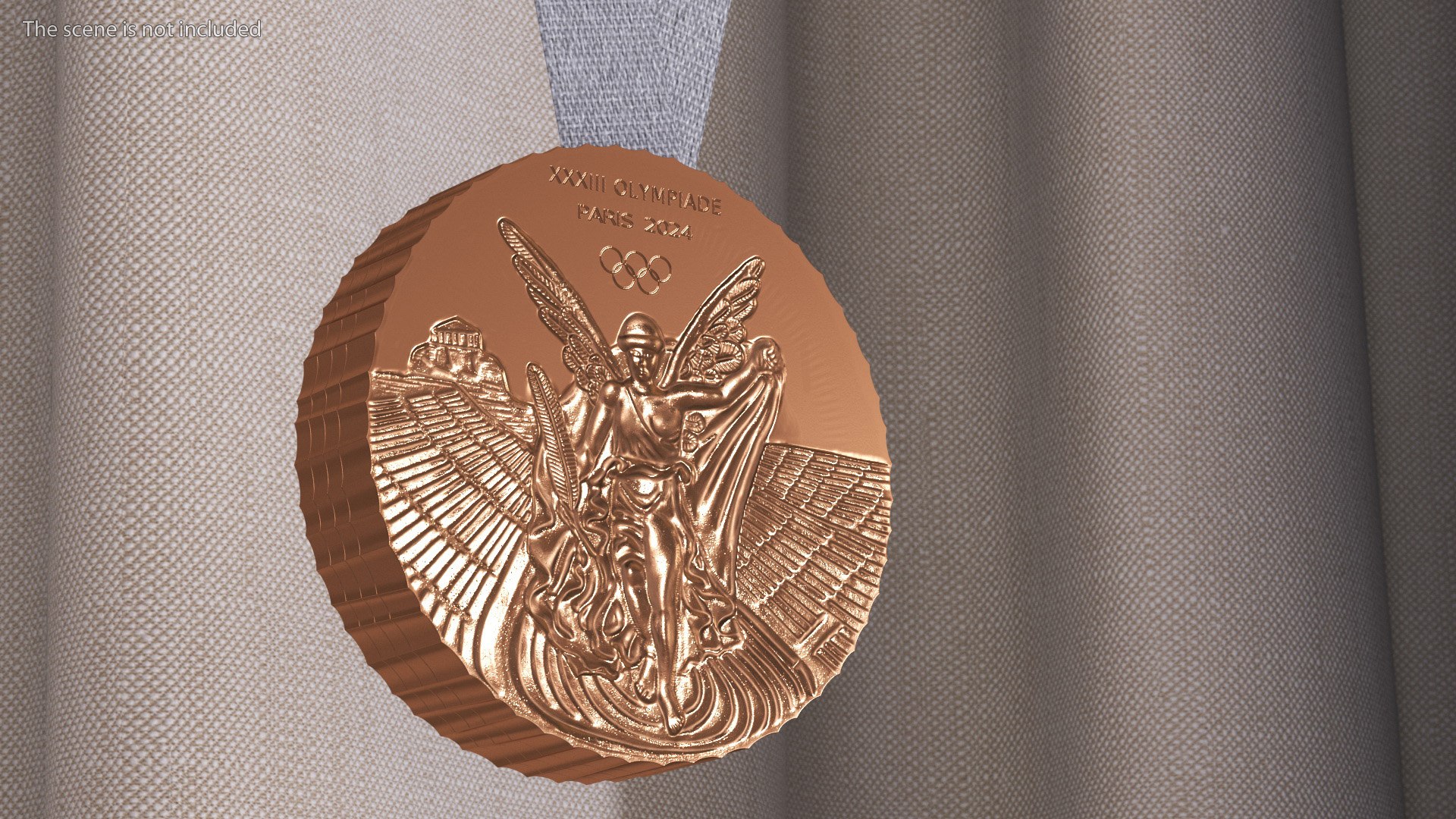 3D Olympic Bronze Medal 2024 - TurboSquid 2003132