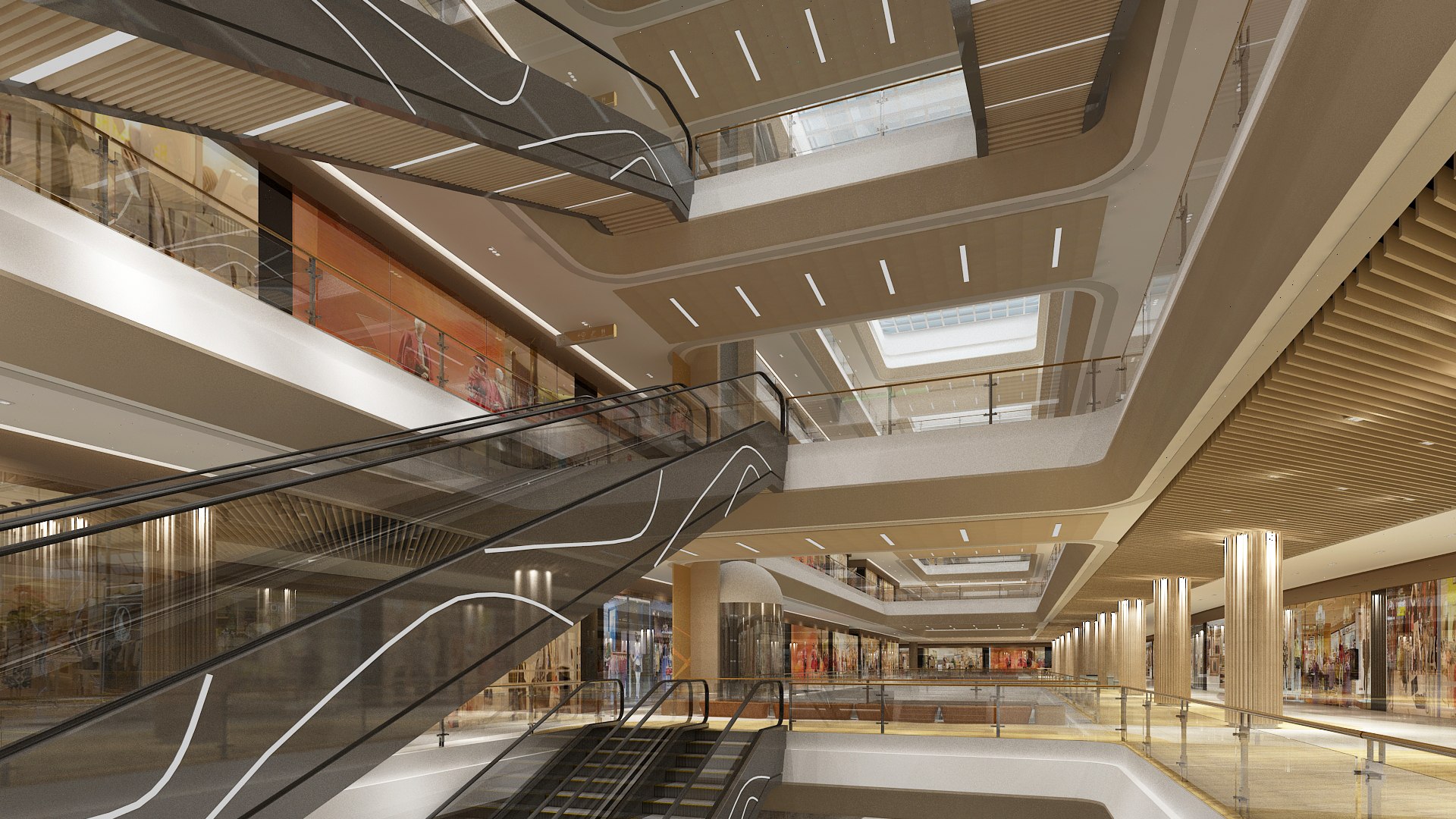 3D Model Shopping Mall Collection 04 - TurboSquid 2097504