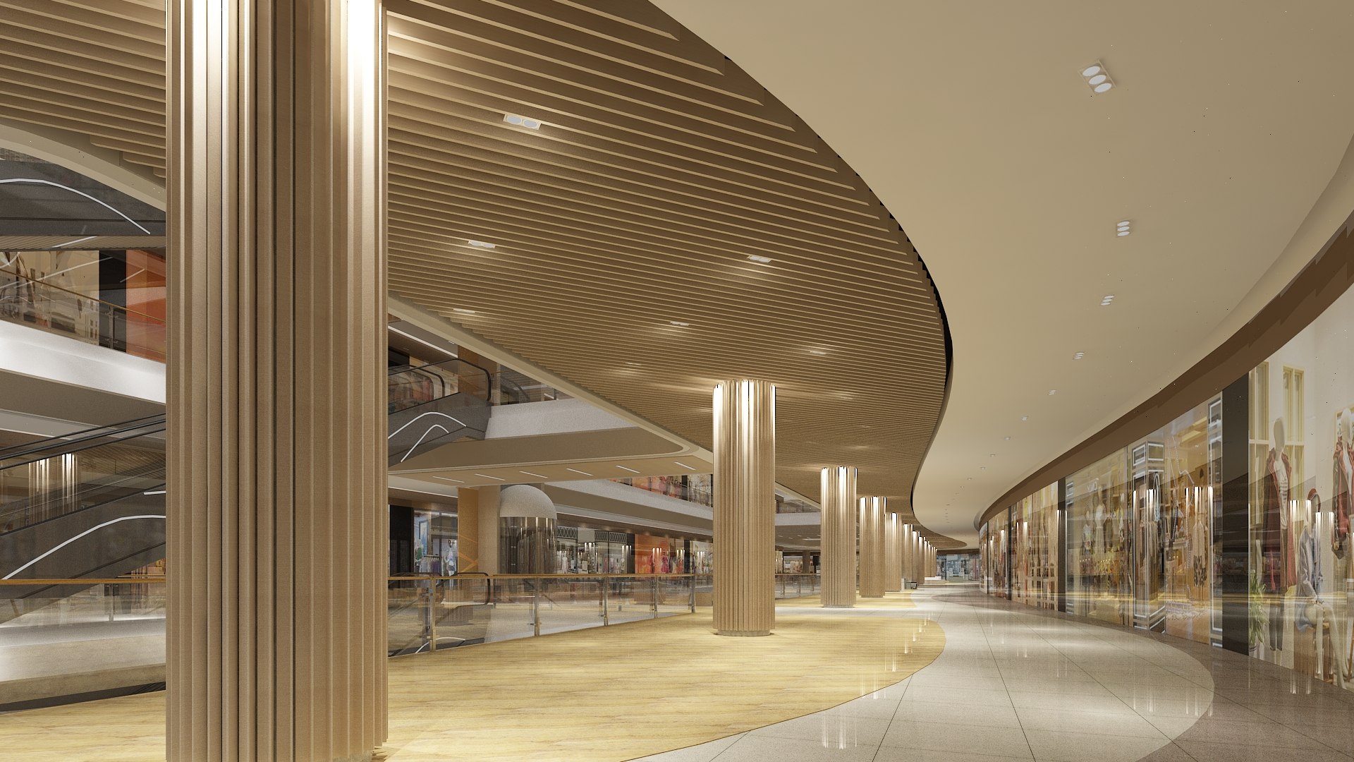 3D Model Shopping Mall Collection 04 - TurboSquid 2097504