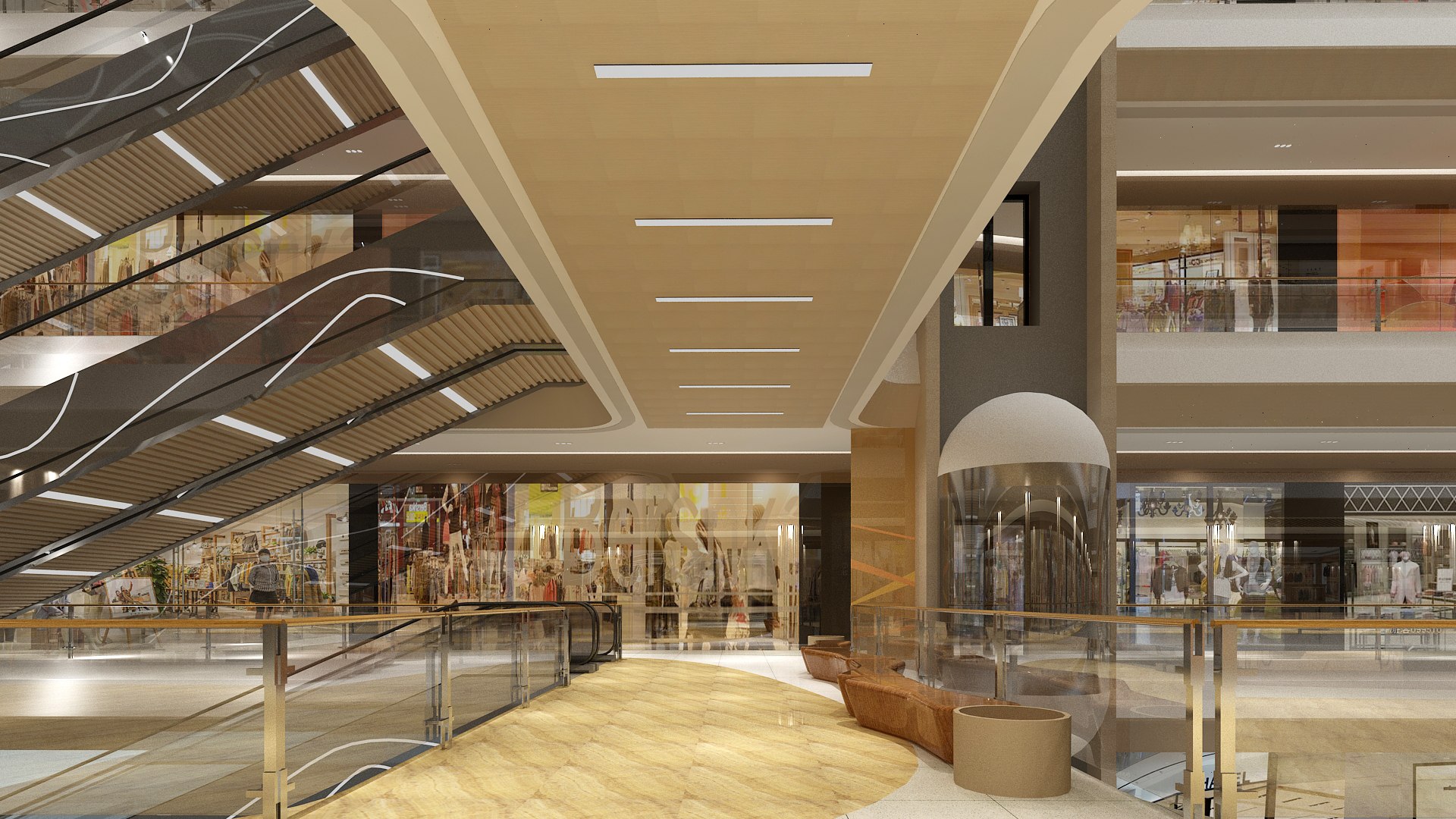 3D Model Shopping Mall Collection 04 - TurboSquid 2097504