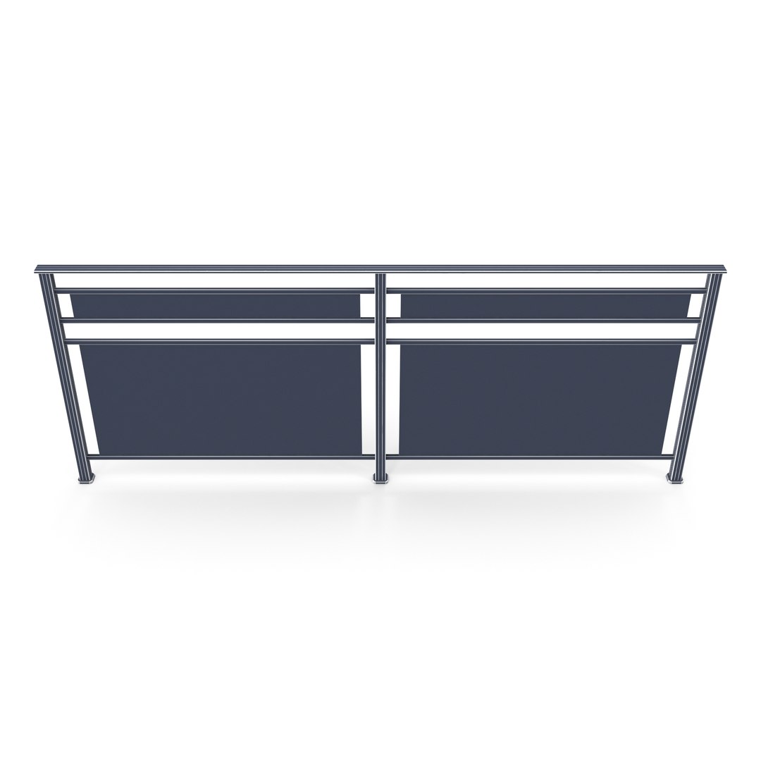 Railing Model - TurboSquid 1961872
