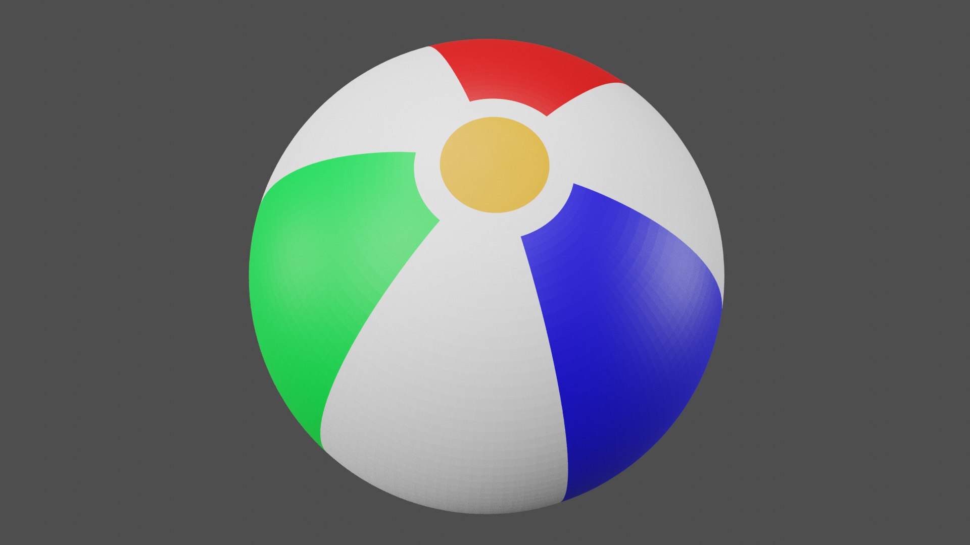 3D Beach Ball Model - TurboSquid 2067054