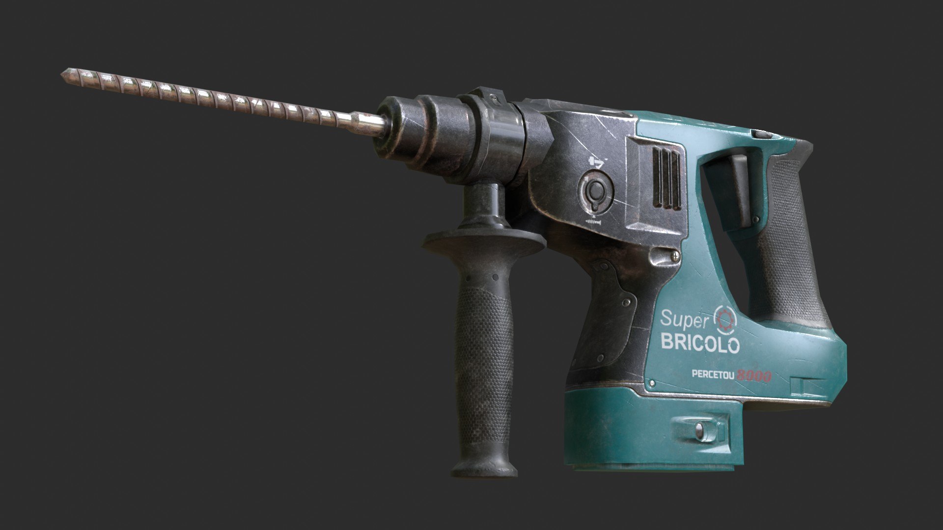 3D Model Power Hammer Drill - TurboSquid 1776063