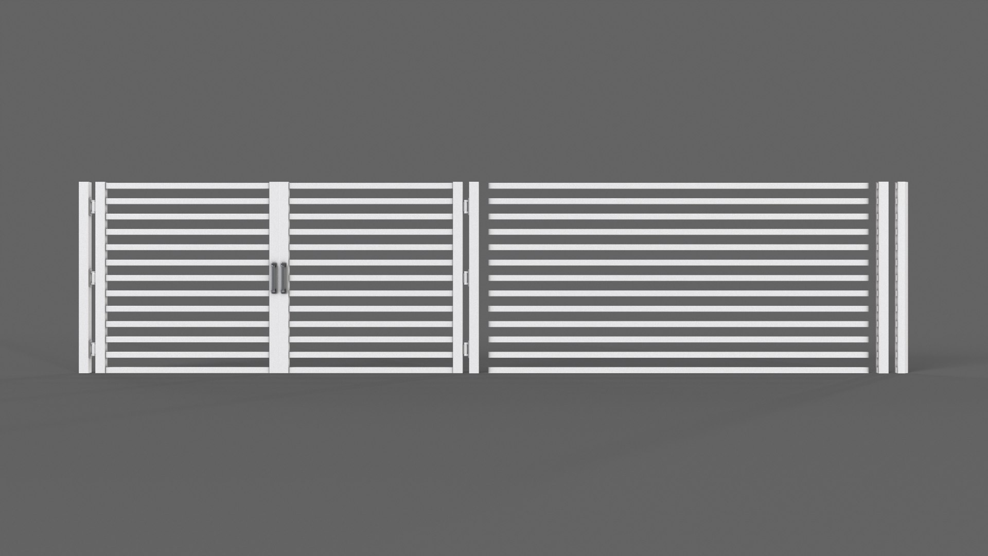 3D PBR Gate And Fence 4 - TurboSquid 2320669