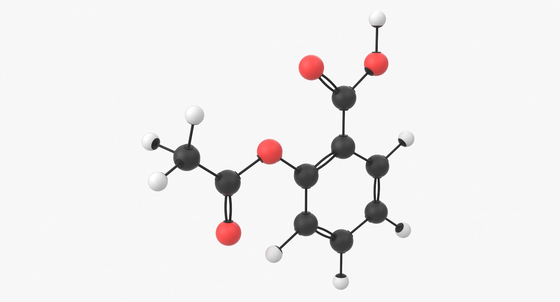 aspirin structure 3d