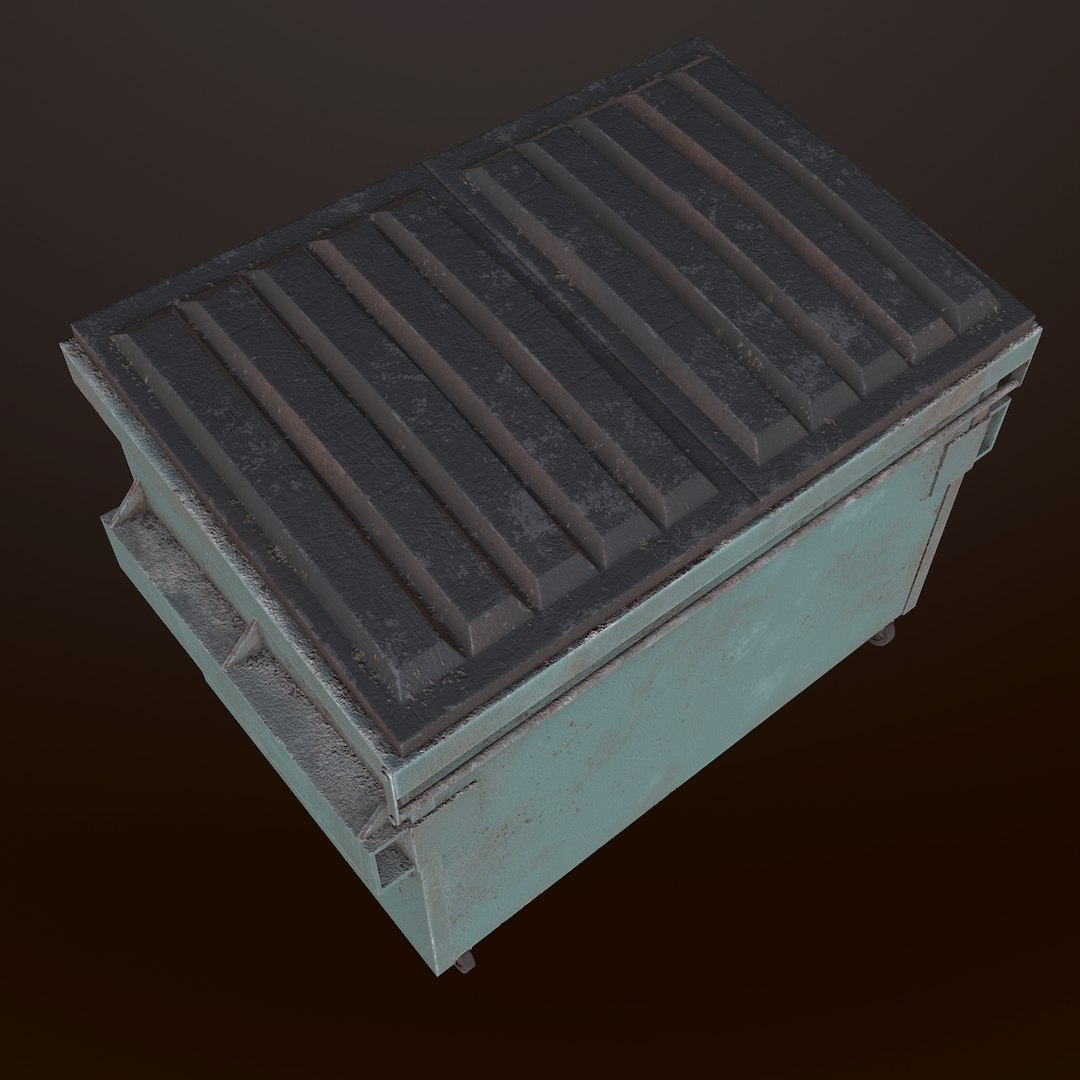 Pbr Ready Dumpster Model - TurboSquid 1233126