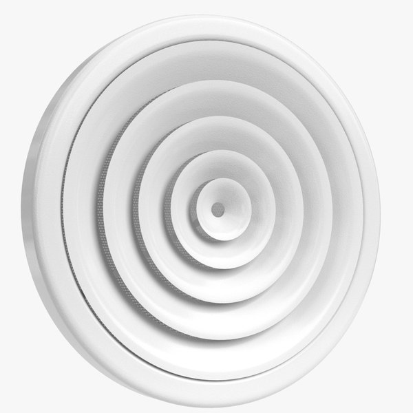 3D Round air vent - TurboSquid 1880928