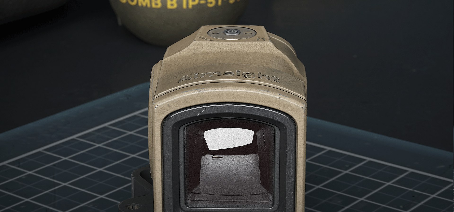 3D Aimpoint ACRO Sand - Replica GameReady Low-poly - TurboSquid 2069218
