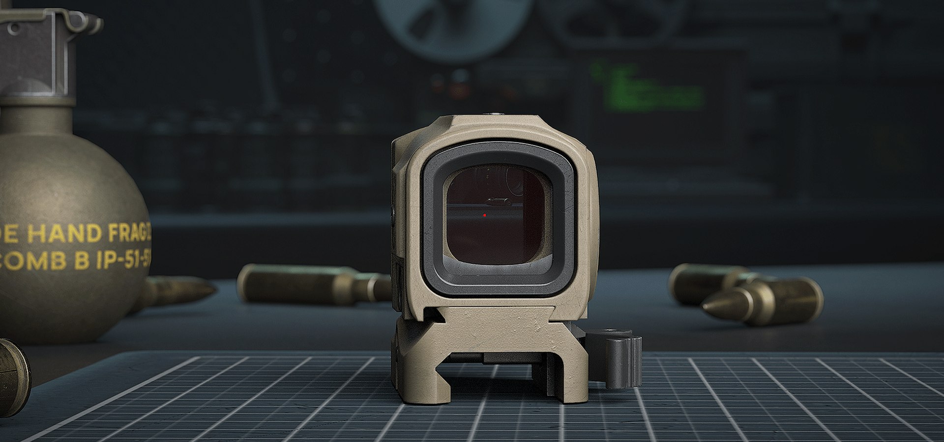 3D Aimpoint ACRO Sand - Replica GameReady Low-poly - TurboSquid 2069218