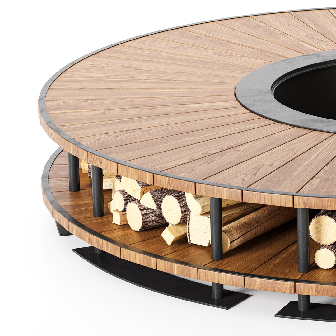 3D Fire Pit 04 - TurboSquid 2038836