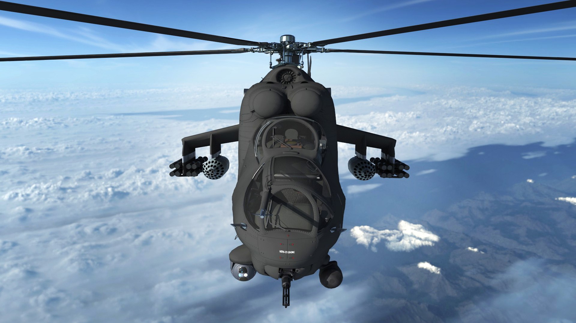 Russian Combat Helicopter Mi-35 3D Model - TurboSquid 1275506