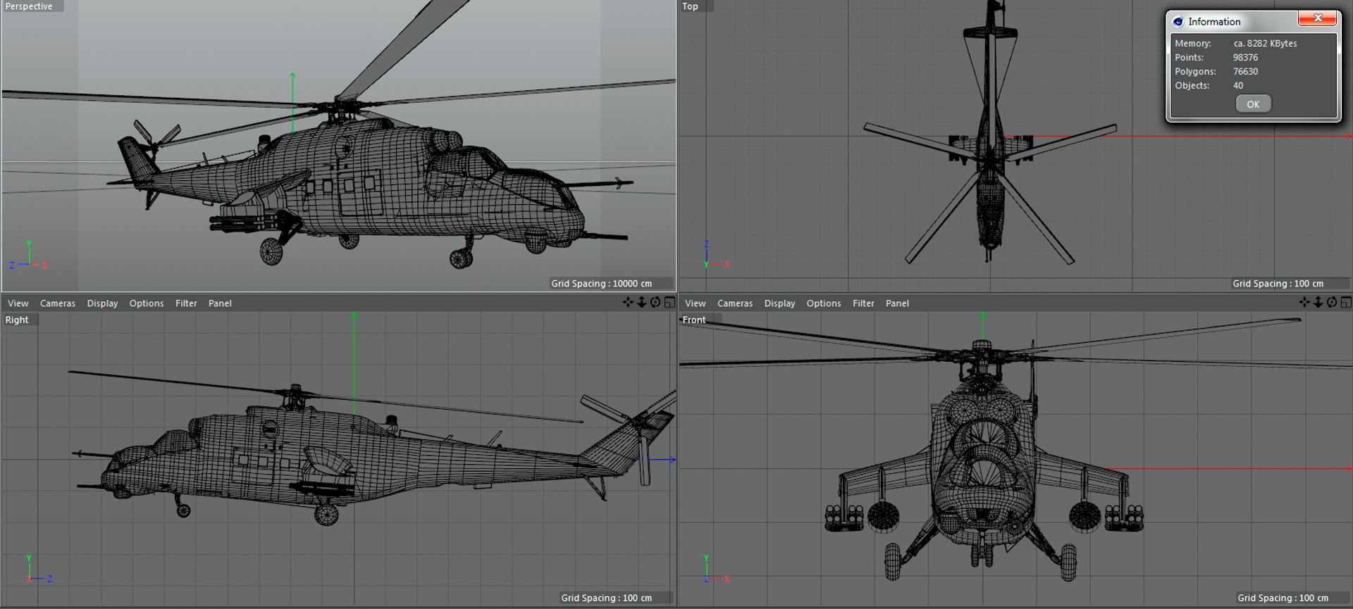 Russian Combat Helicopter Mi-35 3D Model - TurboSquid 1275506