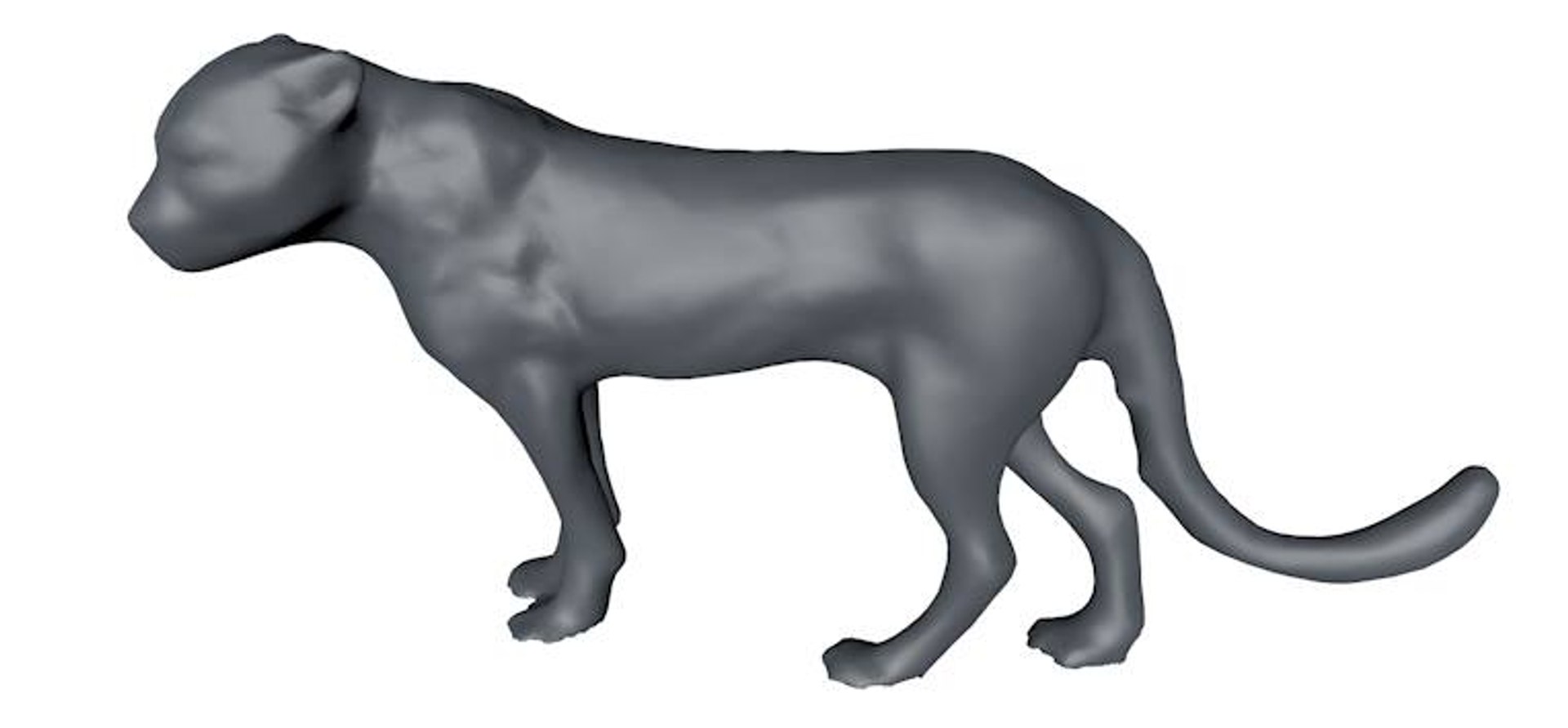 cheetah base mesh 3d model