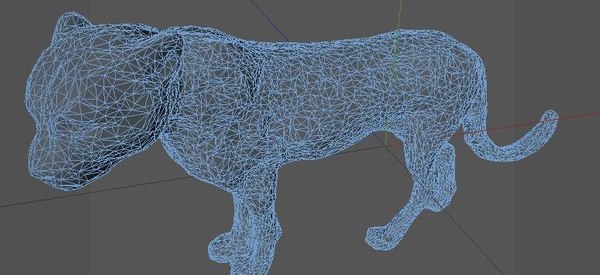 cheetah base mesh 3d model