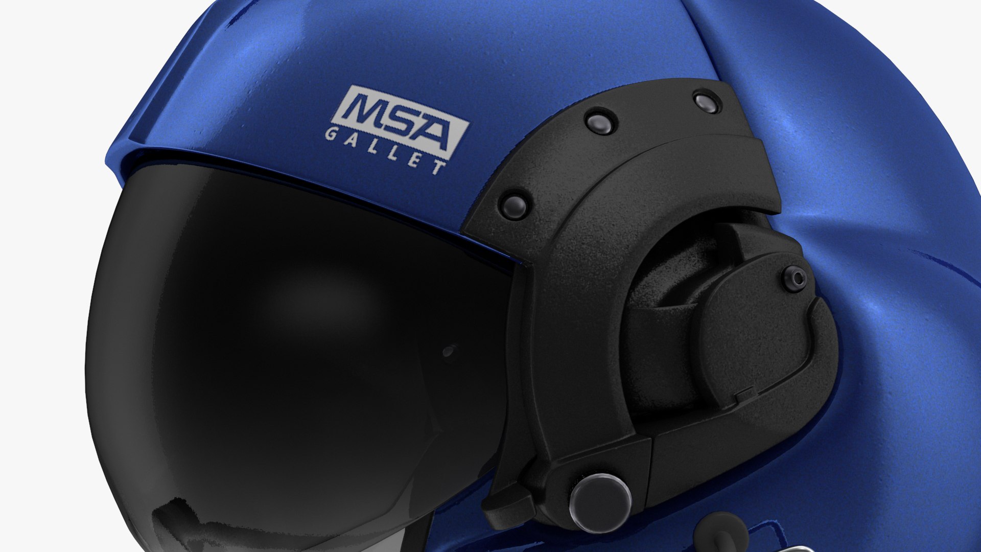 Helicopter Flight LH350 Helmet Blue model - TurboSquid 2120454