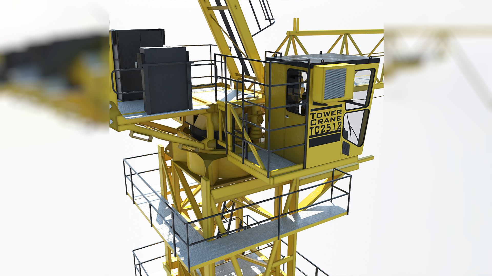 Tower Crane 3d Model