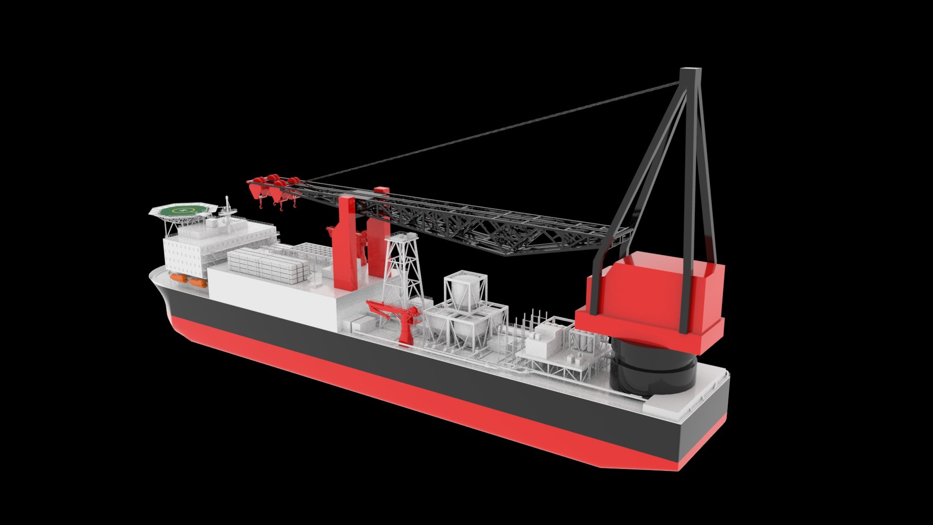 Vessel DLS 4200 3D Model Model - TurboSquid 2295738