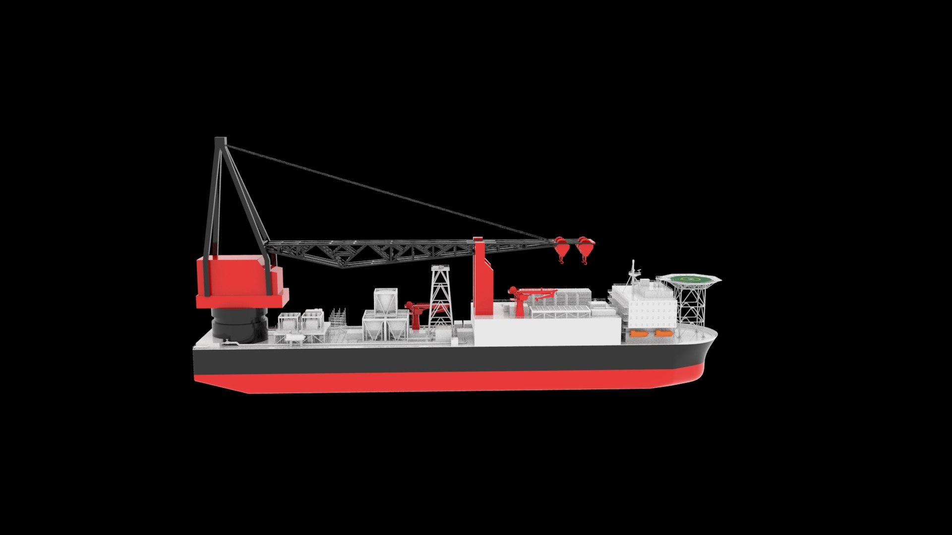 Vessel DLS 4200 3D Model Model - TurboSquid 2295738