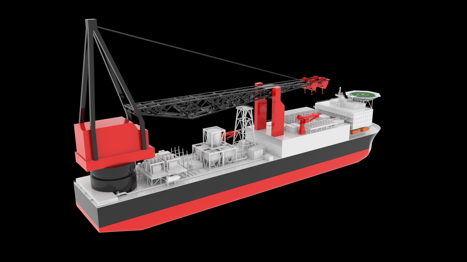 Vessel DLS 4200 3D Model Model - TurboSquid 2295738