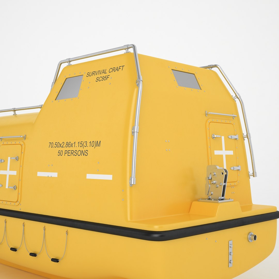 Lifeboat life boat 3D model | 1143858 | TurboSquid