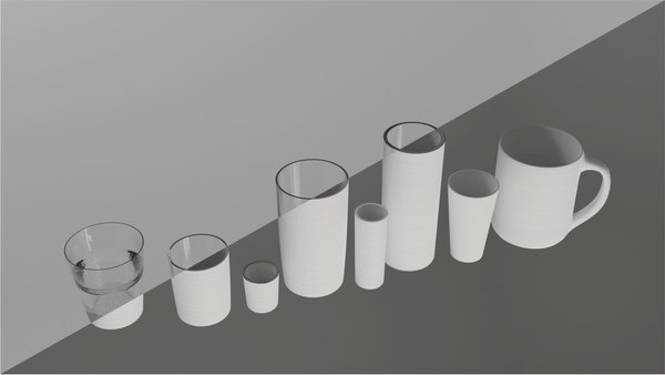 3D glass collection part 1 model - TurboSquid 2025774