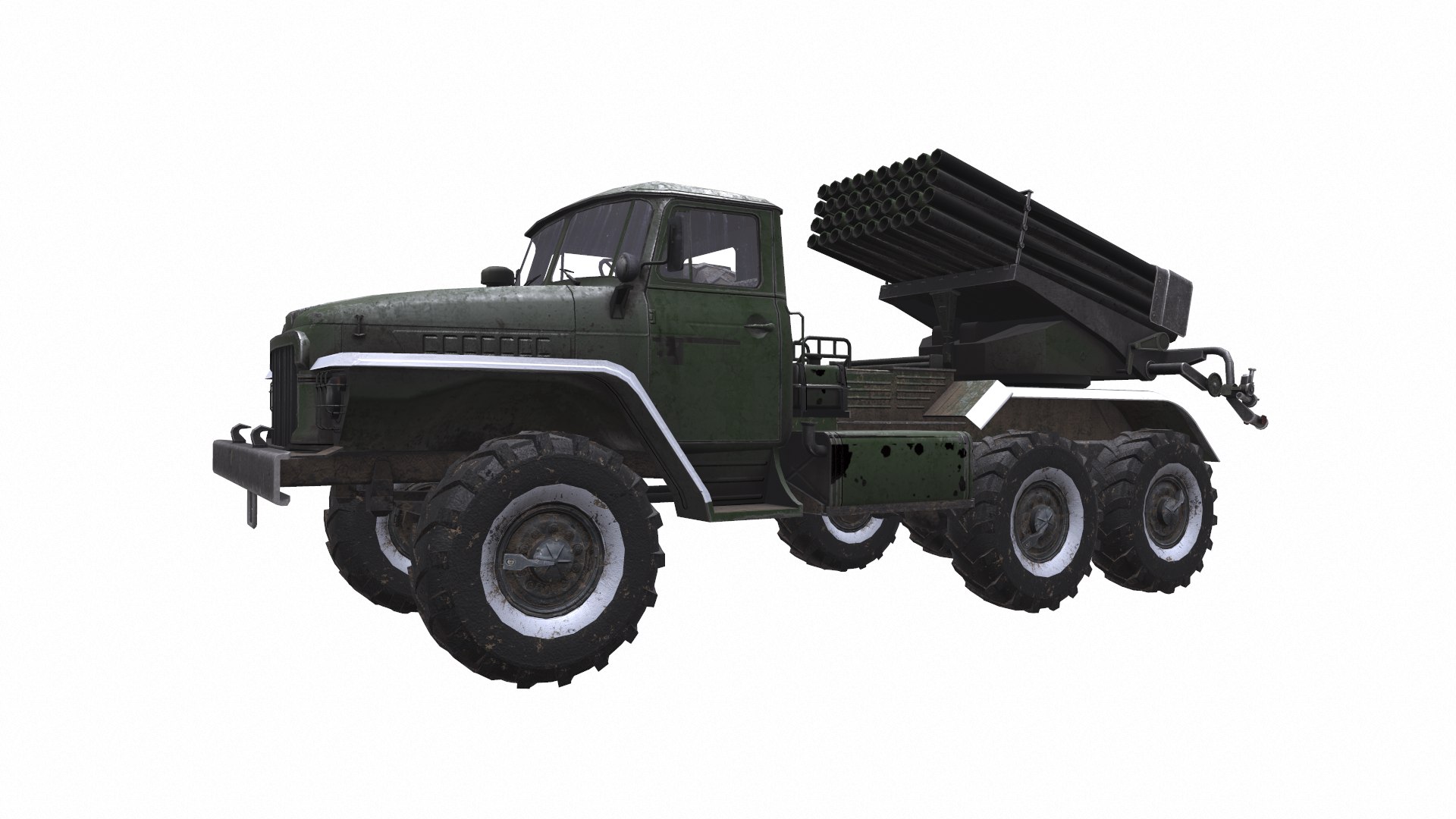 3D bm-21 grad truck bm - TurboSquid 1581747