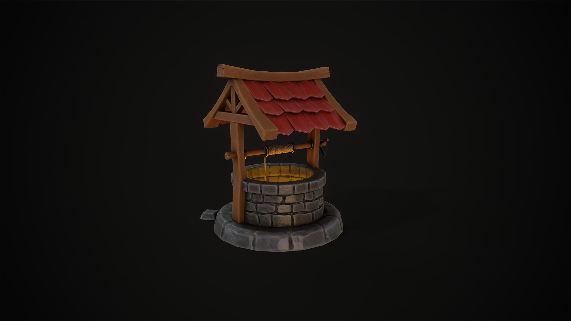 Magic Well Stylized 3D Model - TurboSquid 1873641