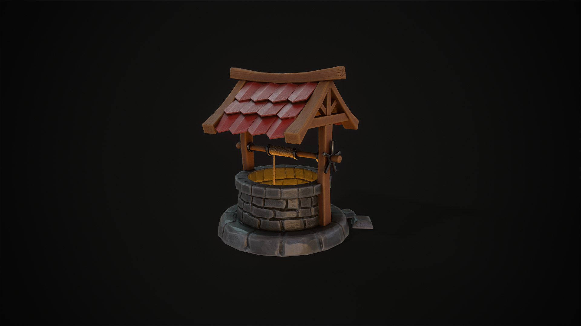 Magic Well Stylized 3D Model - TurboSquid 1873641