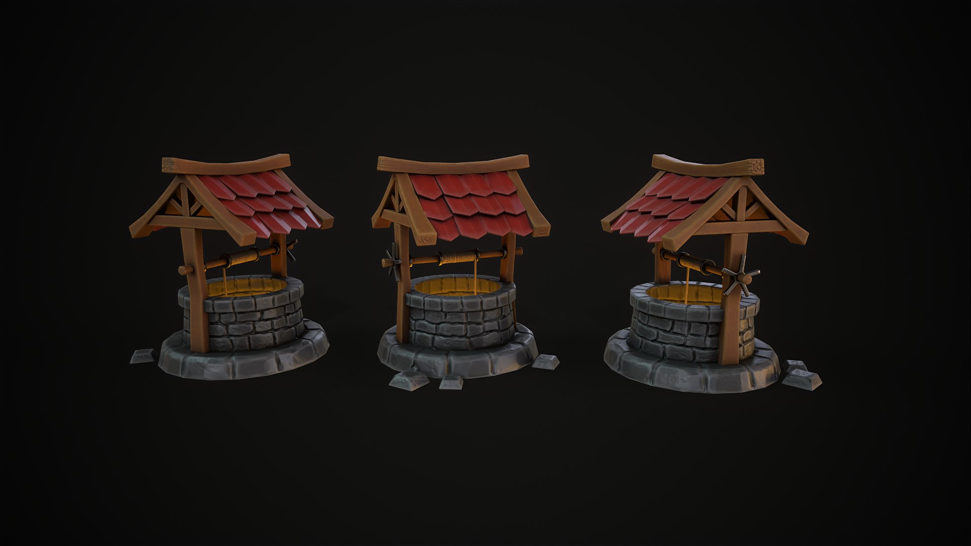 Magic Well Stylized 3D Model - TurboSquid 1873641