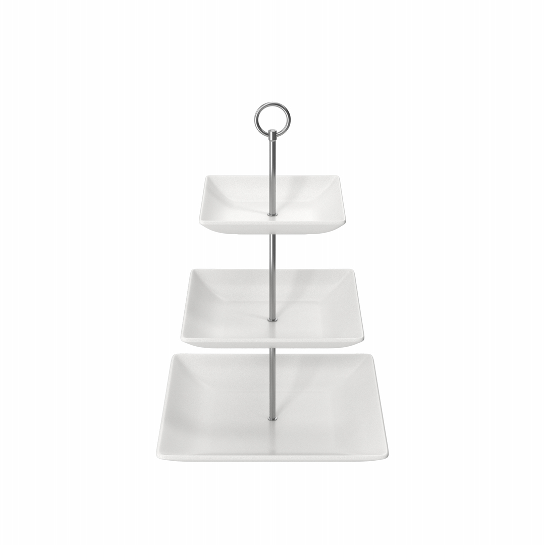 White Square Plate Stand 3D Model - TurboSquid 2169010