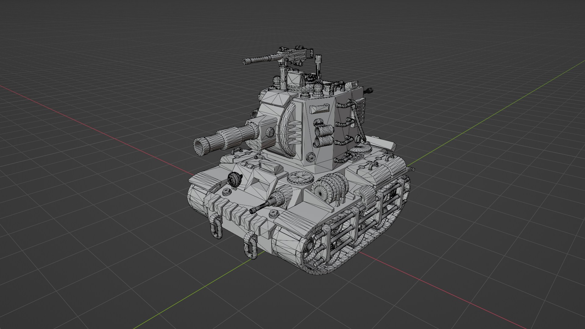 3D A stylized model of the Soviet KV-2 tank model - TurboSquid 2042852