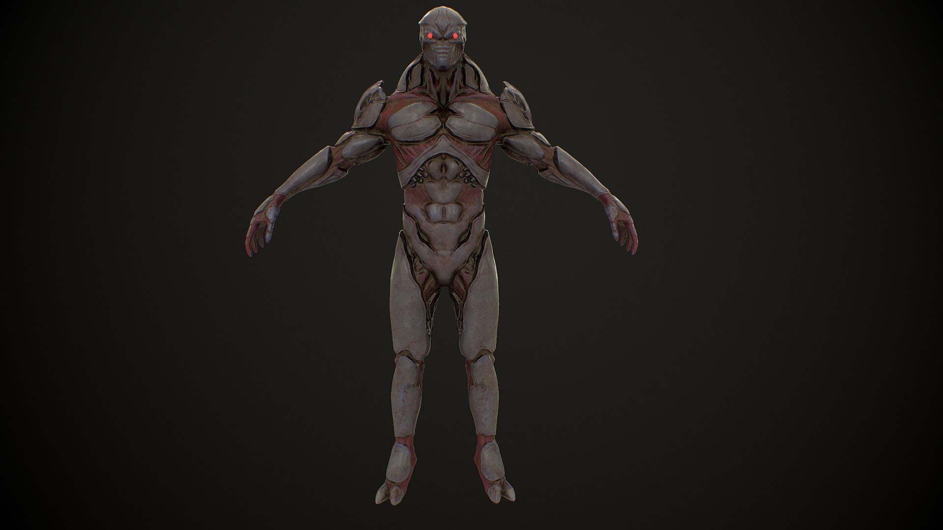 3D Mutant3 Humanoid Monster model - TurboSquid 2098284