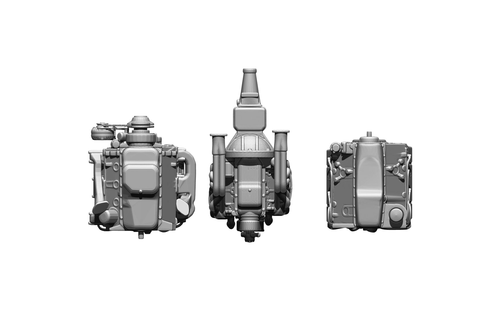 Engine machine model - TurboSquid 2150137