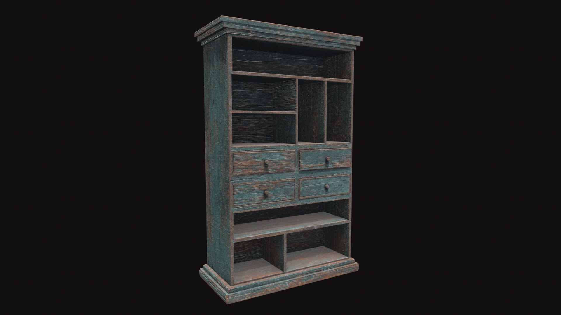 Medieval Shelf Model - TurboSquid 2322810